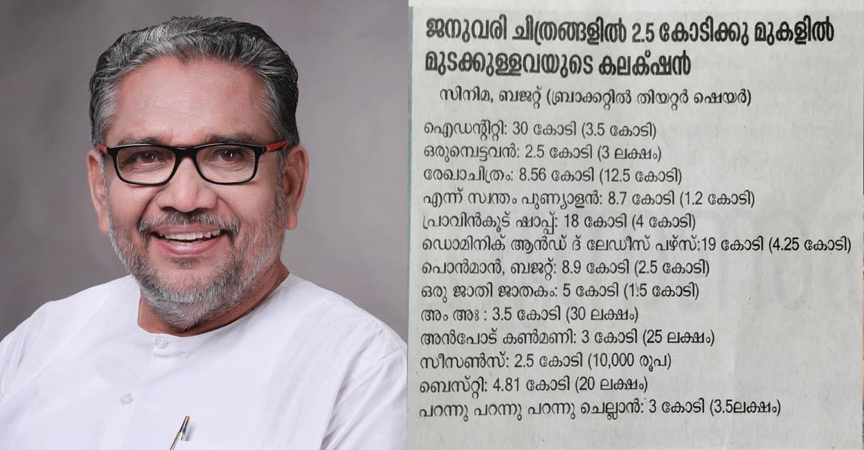 ‘ചായക്കടയിൽ ഭക്ഷണം വിളമ്പിത്തന്ന മനുഷ്യൻ സൂപ്പർ ഹിറ്റ് സിനിമകളുടെ നി ...