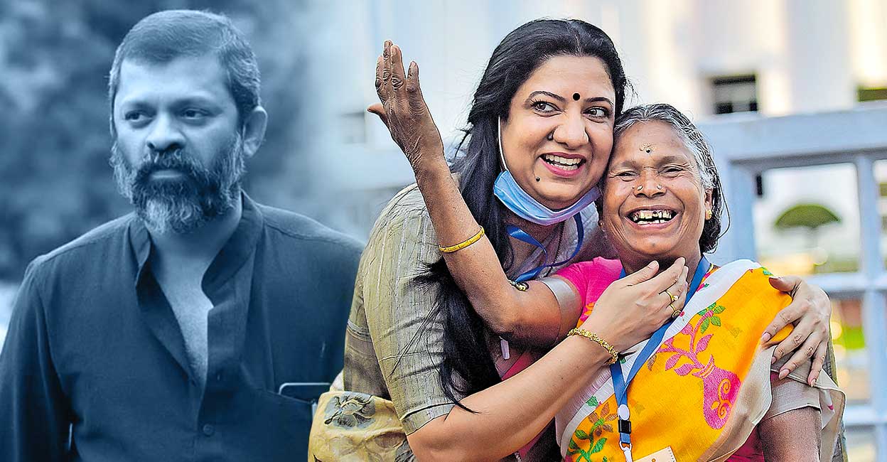 ഓർമത്തിളക്കം! നഞ്ചിയമ്മയെ ചേർത്തണച്ച് സച്ചിയുടെ പ്രിയതമ, ഹൃദ്യം ...