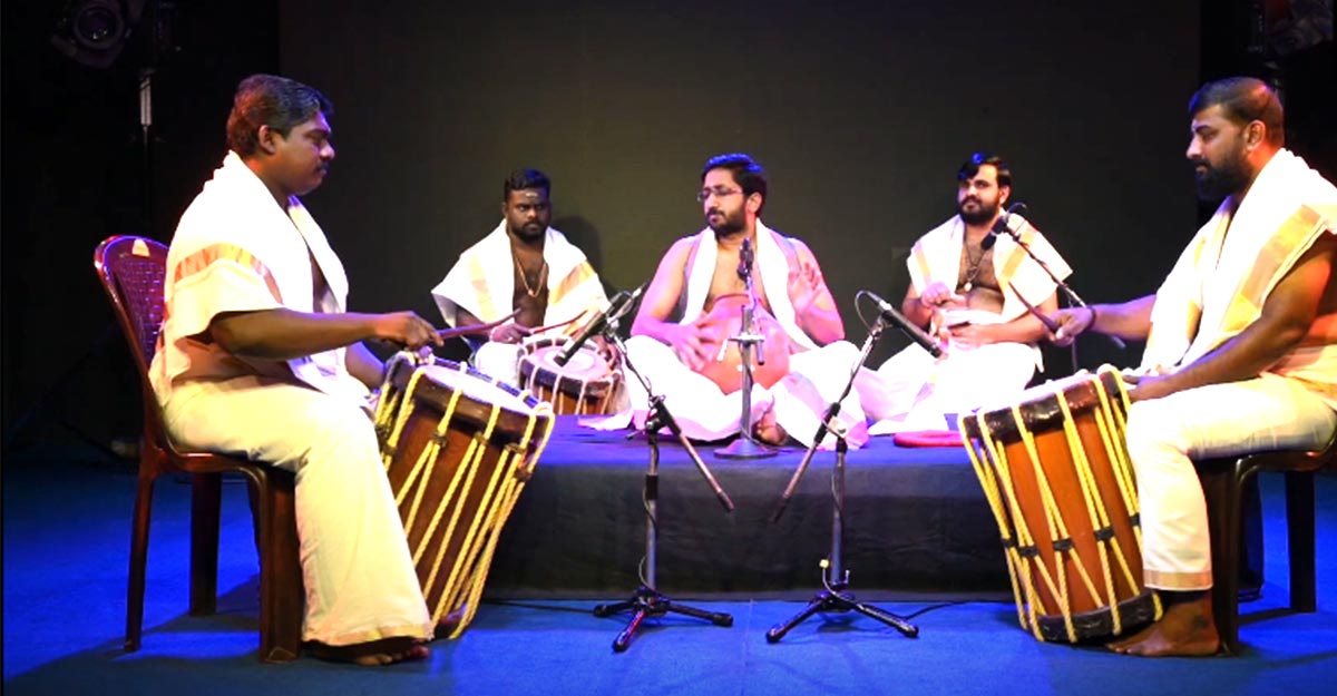 തായമ്പകയുടെ കൊട്ടുവഴികള്‍ ഘടത്തില്‍; ഹിറ്റായി നന്ദുവിന്റെ സംഗീത ...