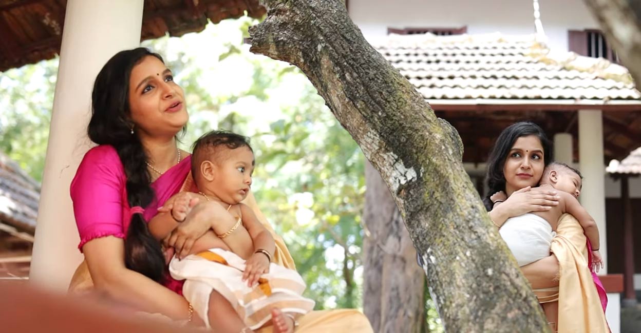 കൺമണിയെ മാറോടണച്ച് ഇന്ദുലേഖ; താരാട്ടീണത്തിൽ മനം നിറഞ്ഞ് ആസ്വാദക ...