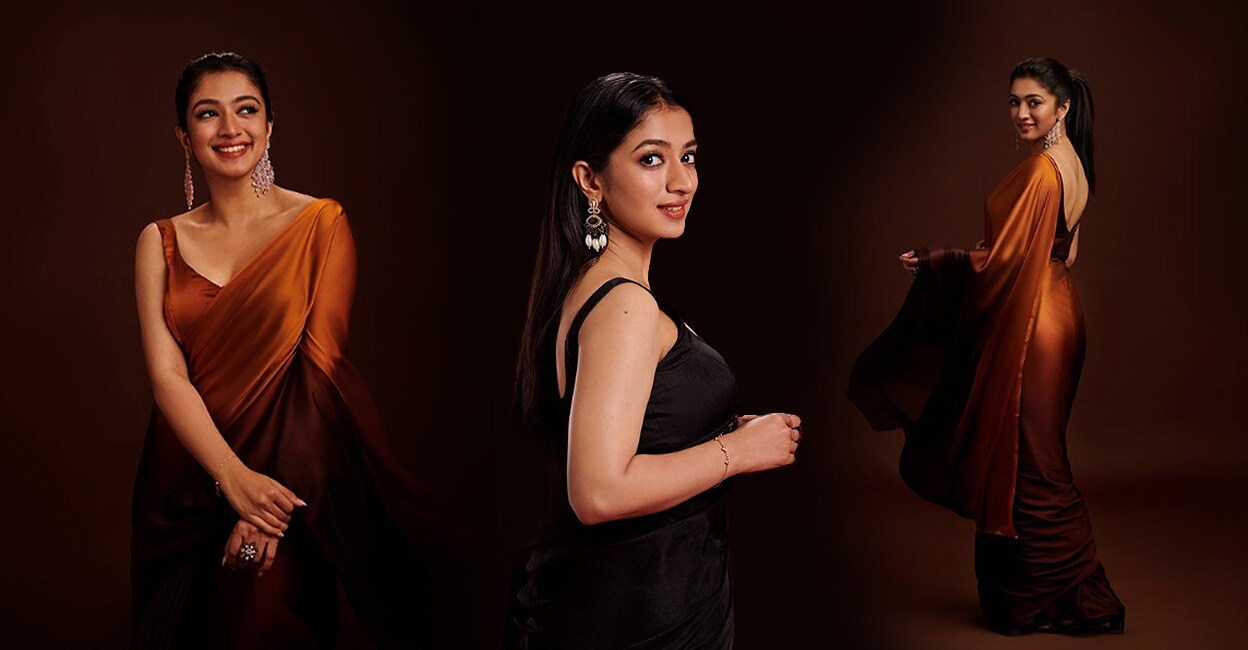 സാരിയിൽ സൂപ്പർ സുന്ദരിയായി നിത്യ മാമ്മൻ; ഫോട്ടോഷൂട്ട് ചിത്രങ്ങൾ വൈറ ...