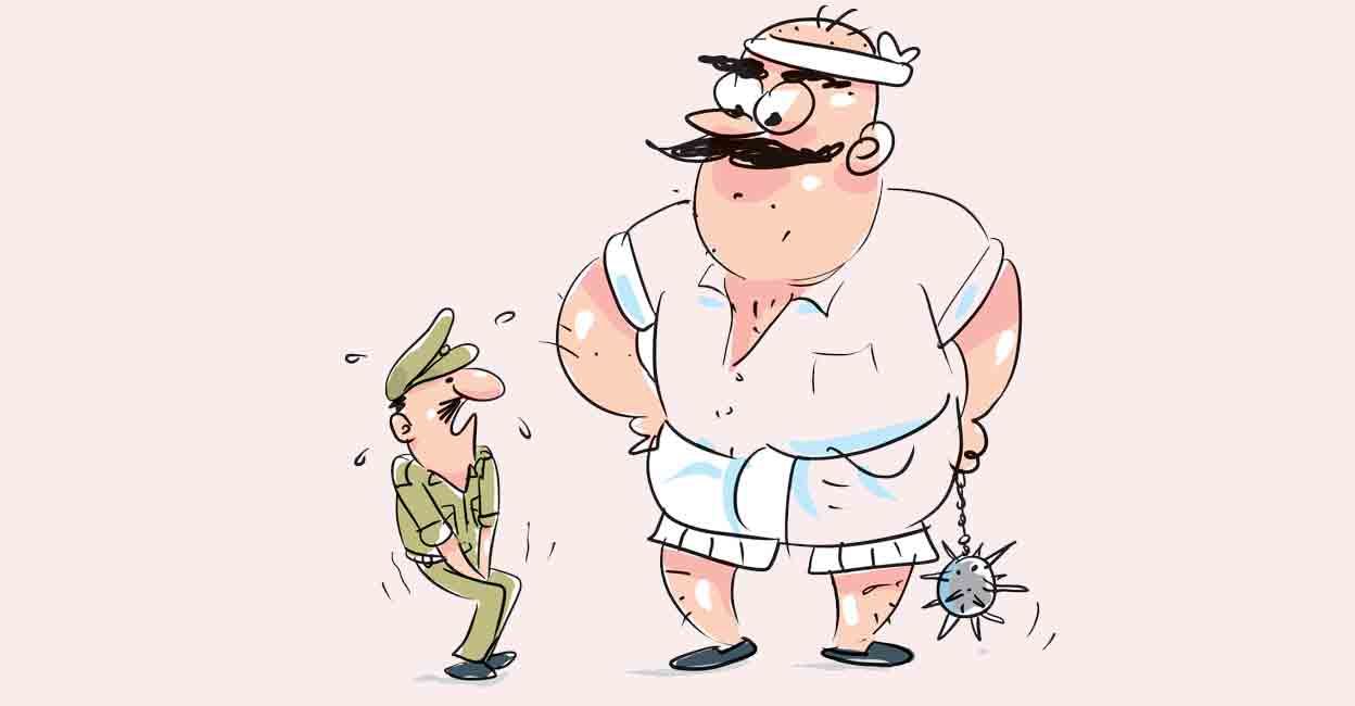 ബിജെപി പ്രവർത്തകരുടെ പേരിൽ കേസ്: പൊലീസുകാർക്കെതിരെ വധഭീഷണി