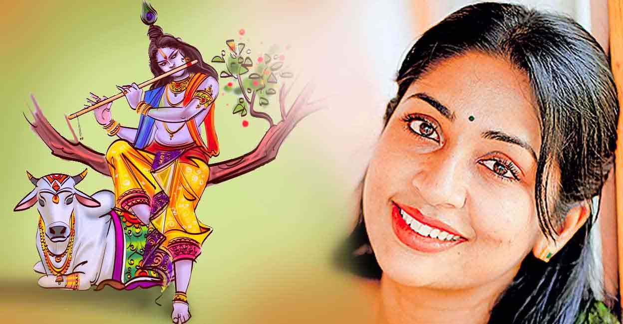 വിസ്മയങ്ങളുടെ മയിൽപീലിയഴകാണു കണ്ണൻ - Navya Nair | Sri Krishna Jayanthi ...