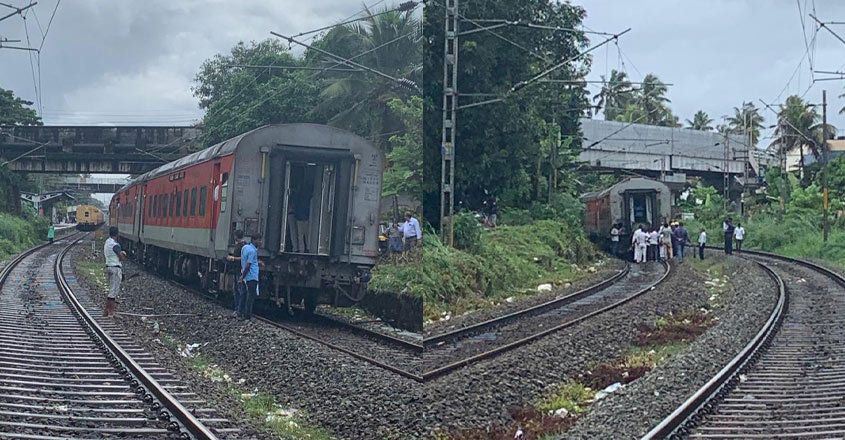 ഓടുന്നതിനിടെ ട്രെയിനിന്റെ കോച്ചുകൾ വേർപെട്ടു | Netravati Express ...
