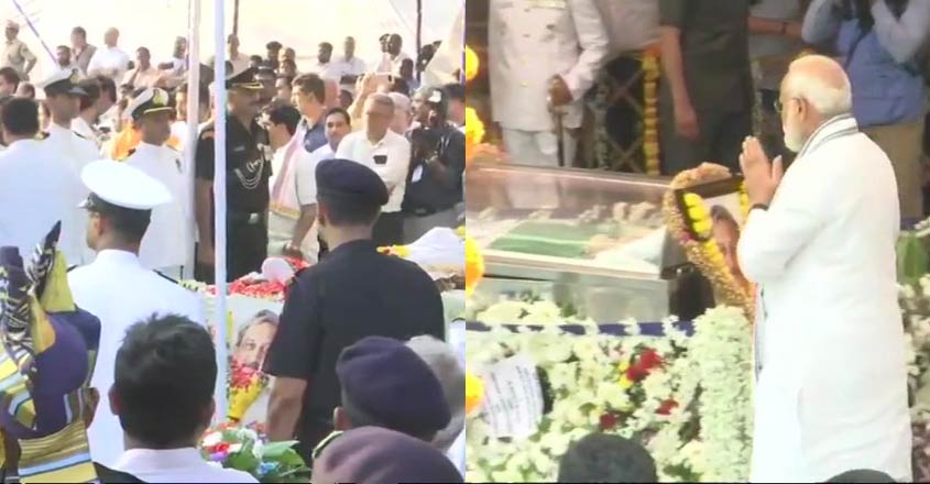 പരീക്കറുടെ സംസ്കാരം ഗോവയില്‍ നടത്തി | Manohar Parrikar | Manorama News