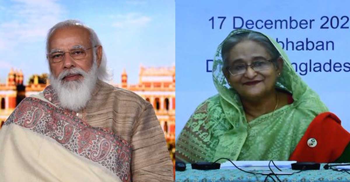 ഇന്ത്യ– ബംഗ്ലാദേശ് പ്രധാന റെയിൽപാത തുറന്നു | Sheikh Hasina | PM Modi ...