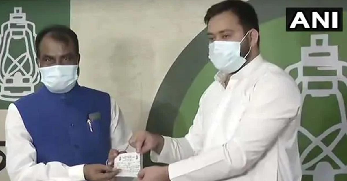 ബിഹാർ മന്ത്രിസഭയിൽനിന്നും പുറത്താക്കപ്പെട്ട ശ്യാം രജക് ആർജെഡിയി ...