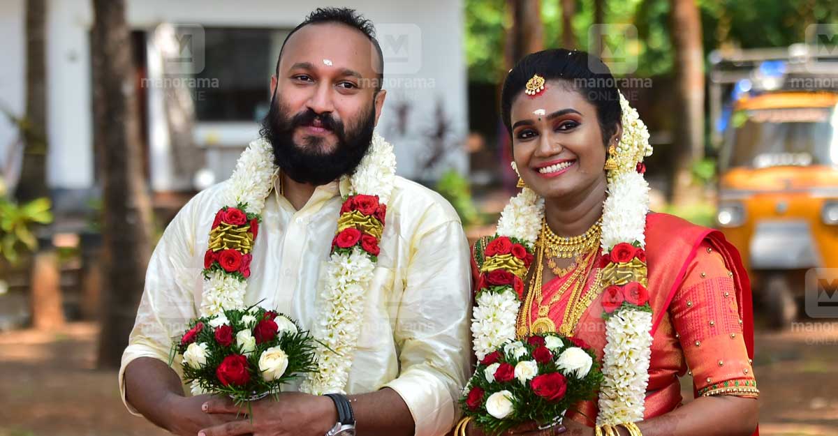 ആഡംബരങ്ങളില്ലാതെ മന്ത്രിപുത്രന് മാംഗല്യം; മിഥുന്റെ സഖിയായി ബിജി ...