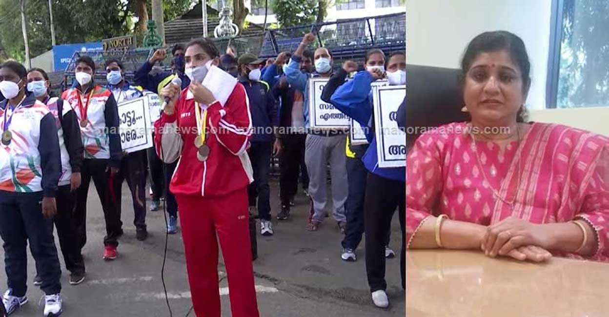 കേരളത്തിന് അപമാനം: ഷൈനി വില്‍സന്‍ | Sports persons protest, Shiny ...