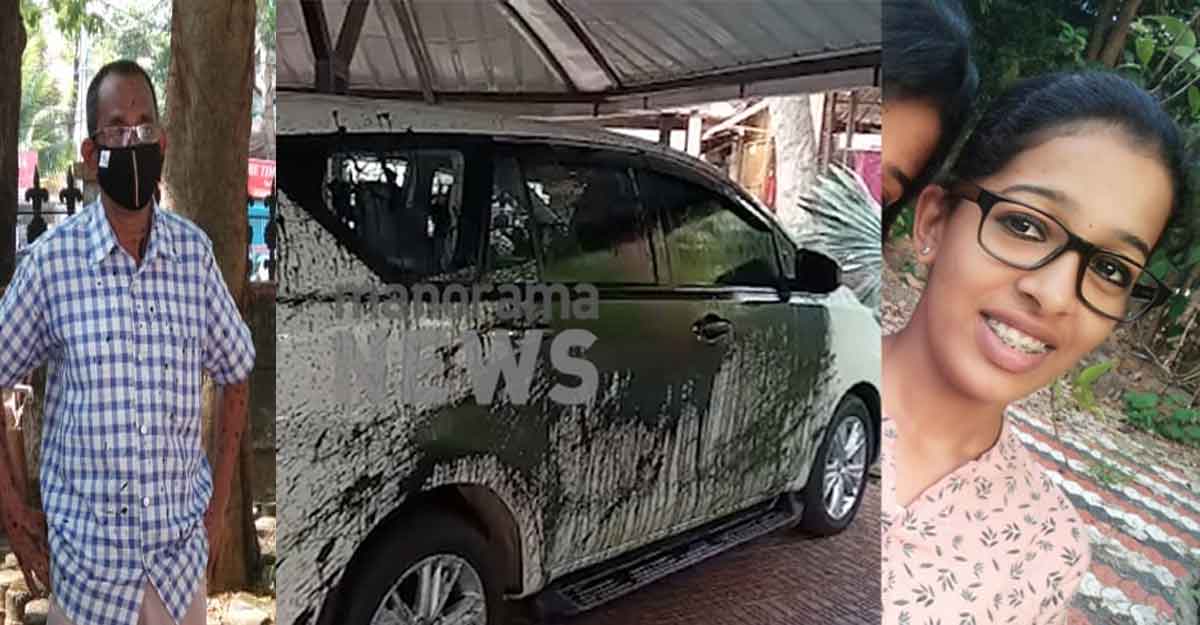 ജെസ്നയുടെ തിരോധാനം: ഹൈക്കോടതി ജഡ്ജിയുടെ കാറിൽ കരി ഓയിൽ ഒഴിച്ച് ...