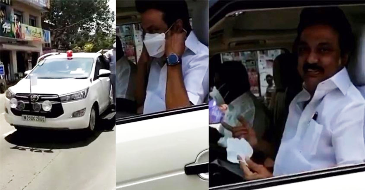 ‘മാസ്ക് മാറ്റൂ, ഒരു സെക്കൻഡ് കണ്ടോട്ടെ’; സ്റ്റാലിനെ വഴിയിൽ തടഞ്ഞ് യുവതി ...