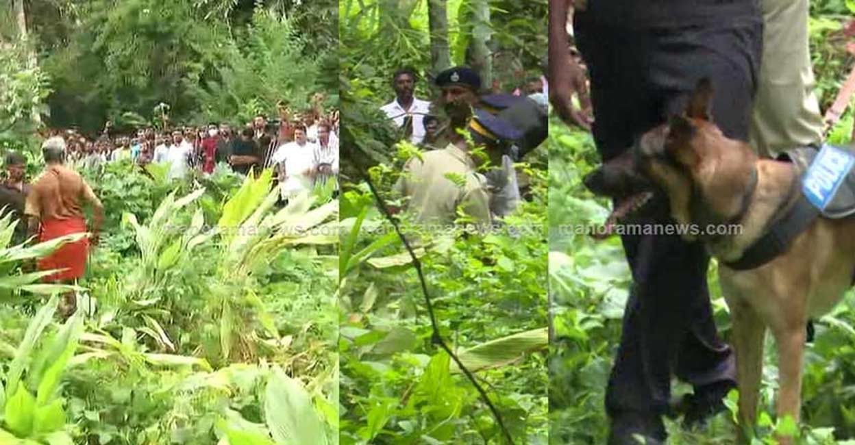 ‌ഭഗവല്‍ സിങ്ങിന്റെ വീട്ടുവളപ്പിൽനിന്ന് എല്ല് കണ്ടെത്തി; പരിസരത്ത് ...