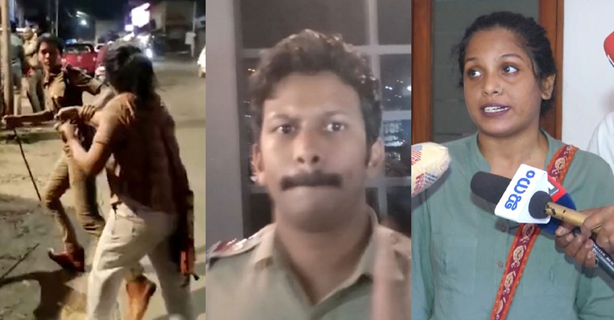 അർധരാത്രി മകന്റെ മുന്നിൽനിന്ന് അമൃതയെ വലിച്ചിഴച്ച് പൊലീസ്; ദൃശ്യംസഹിതം ...