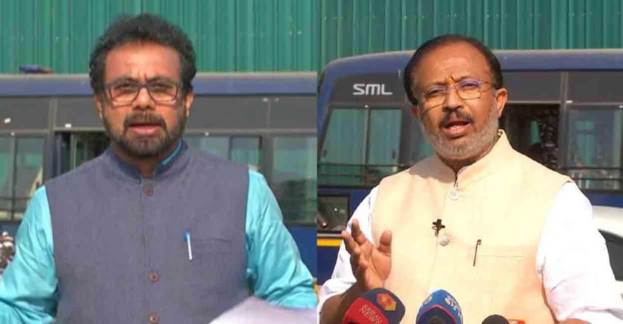 ദേശീയപാത വികസനം: കണക്ക് പുറത്തുവിട്ട് വി.മുരളീധരൻ; മറുപടിയുമായി ജോ ...