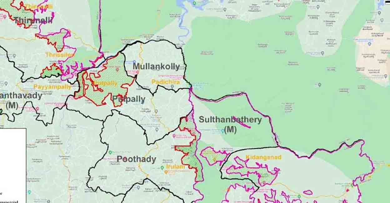 പുതിയ ഭൂപടത്തിലും പിഴവ്; ഒരേ സര്‍വേ നമ്പര്‍ ബഫര്‍സോണിന് അകത്തും പുറത്തും - Buffer Zone | Kerala ...