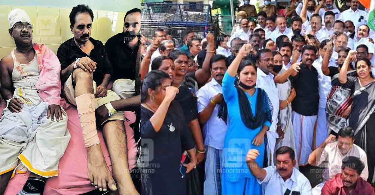 കൊല്ലത്ത് പ്രേമചന്ദ്രന് ലാത്തിയടി; കോഴിക്കോട്ട് ബോംബേറ് –Black Day ...