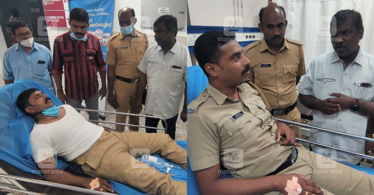 കൊല്ലത്ത് പൊലീസുകാരെ ബൈക്കിടിച്ചു വീഴ്ത്തി; കണ്ണൂരില്‍ പെട്രോൾ ബോംബേറ് ...