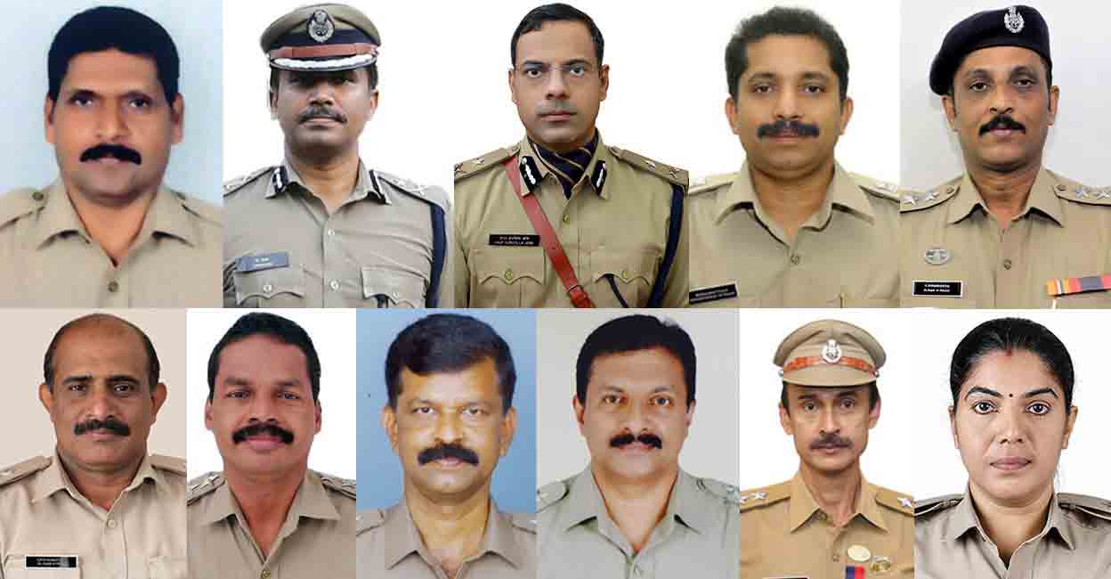 കേരള പൊലീസിലെ 11 പേർക്ക് രാഷ്ട്രപതിയുടെ മെഡൽ - President's Police Medal ...