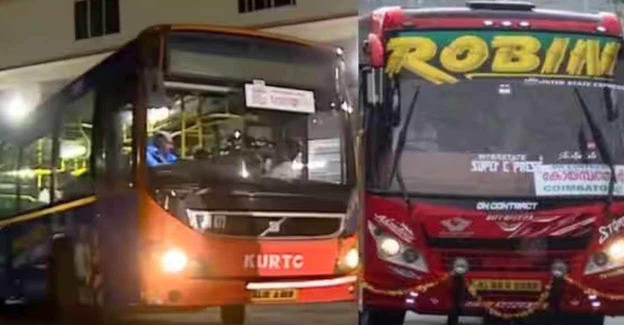 റോബിൻ ബസിനു മുൻപേ ‘ഓടുന്ന’ കെഎസ്ആർടിസിക്ക് ഭാഗിക പെർമിറ്റ് മാത്രം ...