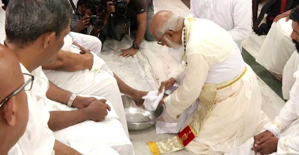 അന്ത്യ അത്താഴത്തിന്‍റെ ഓര്‍മ പുതുക്കല്‍; പെസഹ ആചരിച്ച് ക്രൈസ്തവര് ...