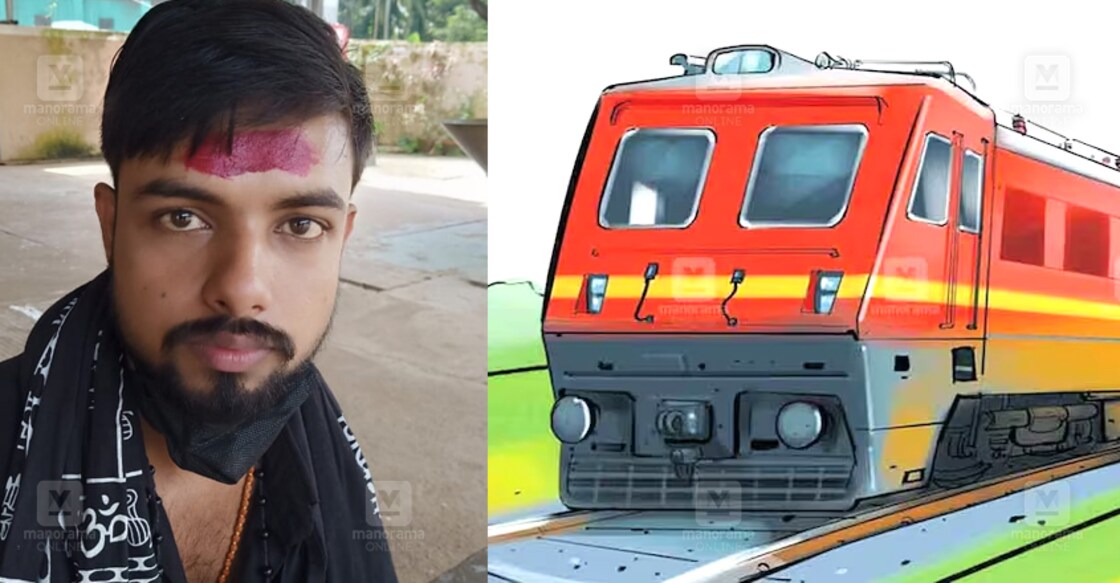 16,500 രൂപ കൂലി കിട്ടിയില്ല, കാവിക്കൊടി കാട്ടി ട്രെയിന് മുന്നി ...
