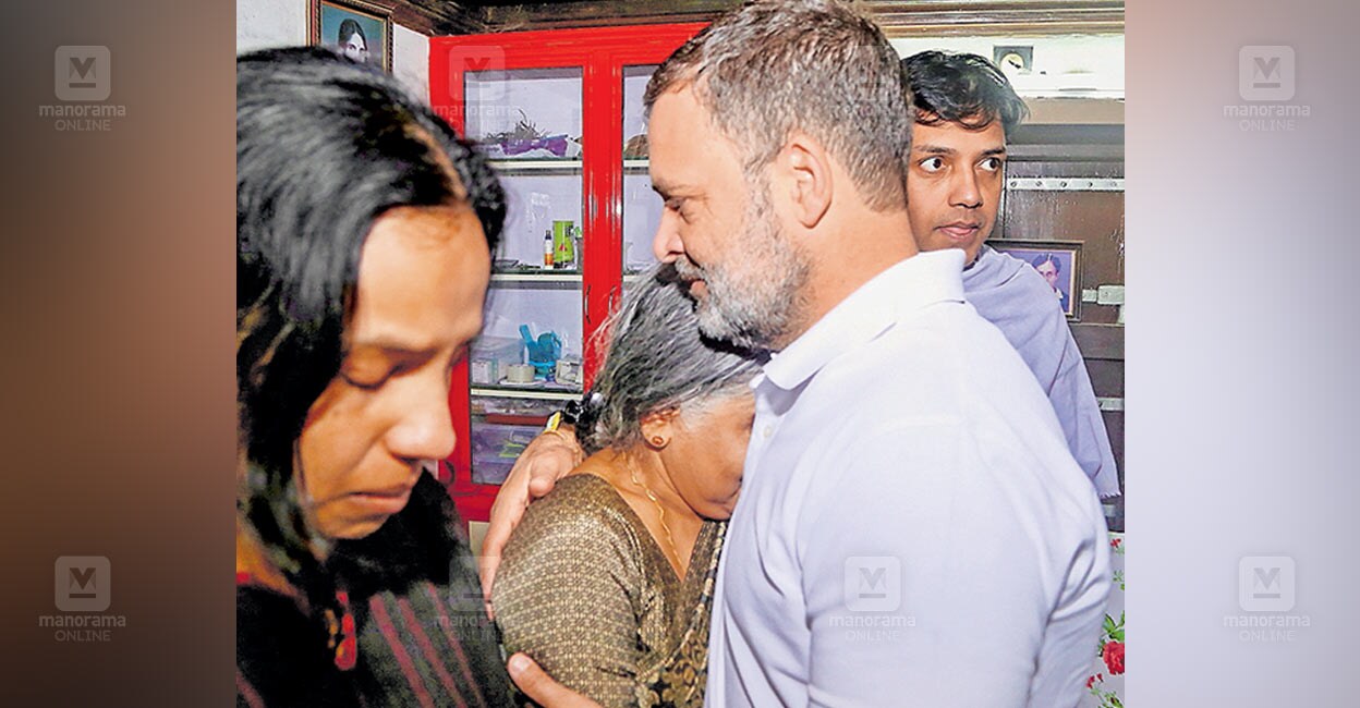 മാധവൻ അങ്കിളിന് അന്ത്യാ‍ഞ്ജലി അർപ്പിക്കാൻ രാഹുലെത്തി | മനോരമ ഓൺലൈ ...