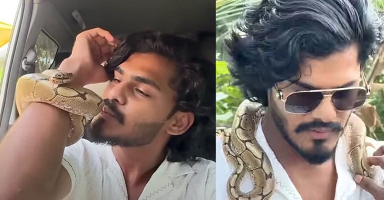 പെരുമ്പാമ്പിനെ കയ്യിൽ ചുറ്റി വാഹനമോടിച്ച് യുട്യൂബർ; കേസ് | മനോരമ ഓൺലൈൻ ന്യൂസ്– TTF Vasan | Video ...