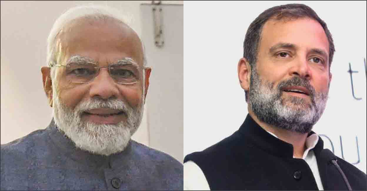 മോദി x രാഹുൽ നേർക്കുനേർ - Narendra Modi vs Rahul Gandhi in loksabha ...