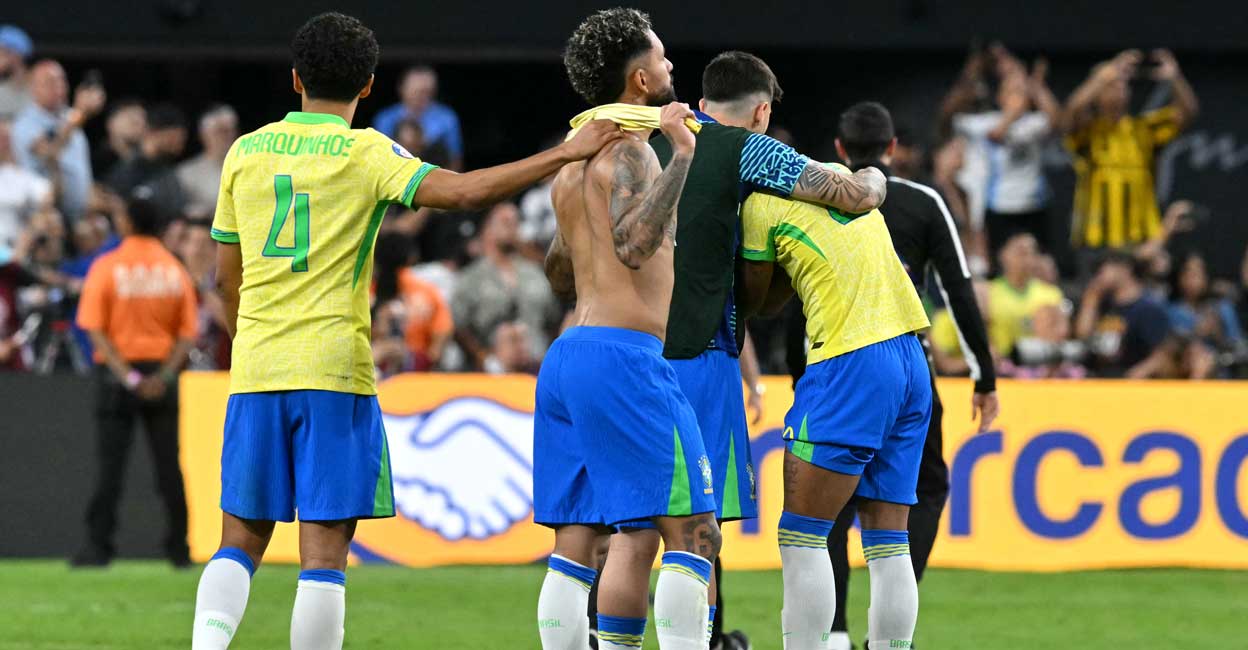 കോപ്പ അമേരിക്ക ക്വാർട്ടർ ഫൈനൽ, ബ്രസീൽ x യുറഗ്വായ്, കൊളംബിയ x പാനമ ...