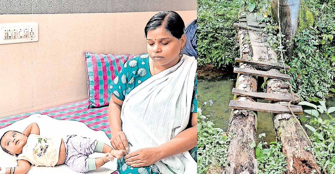 Baby rescued from canal after wooden bridge collapses in Kaduthuruthy ...