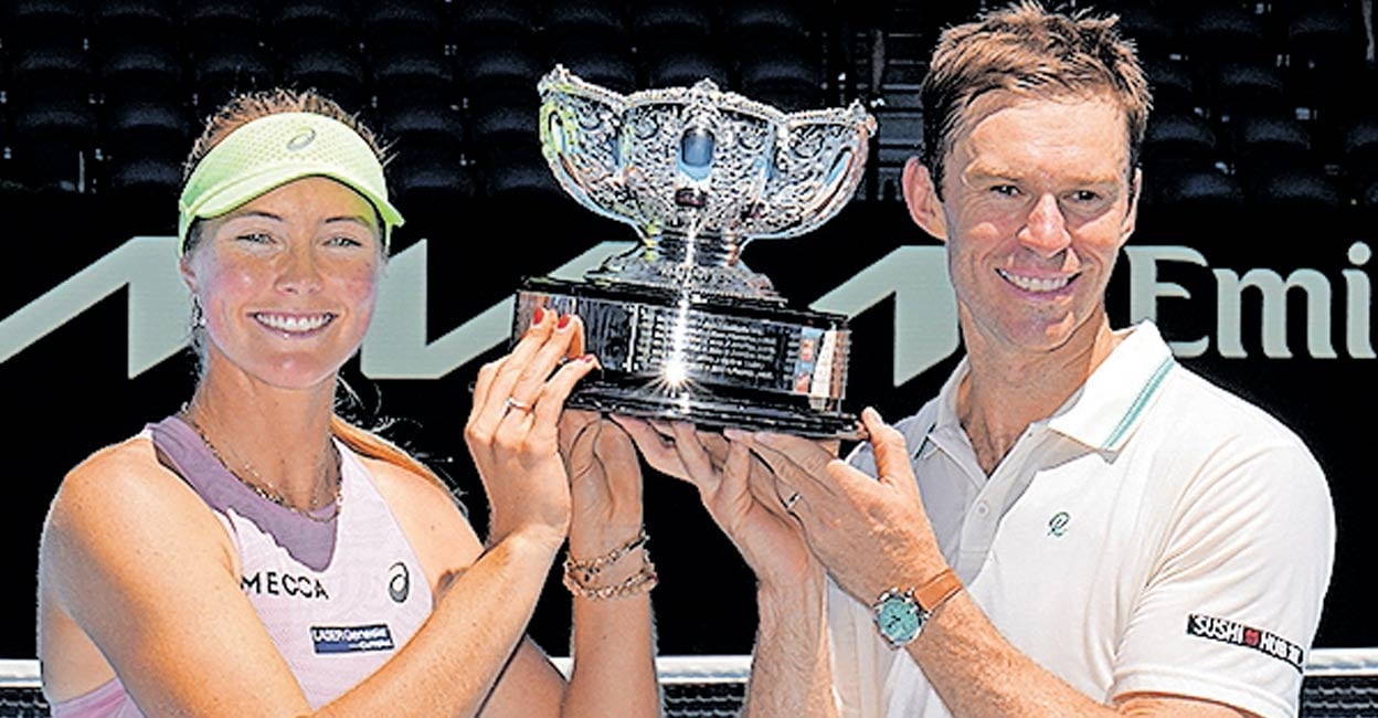 മിക്സ്ഡ് ഡബിൾസിൽ ഡബിൾ ചരിത്രം; കിരീടം നിലനിർത്തി ഒലീവിയ ഗെഡാകി– ജോ ...