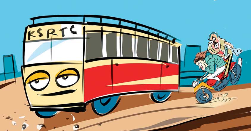 കണ്ടക്ടറില്ലാതെ കെഎസ്ആർടിസി സൂപ്പർഫാസ്റ്റ് ബസ് ഓടി, 18 കിലോമീറ്റ ...