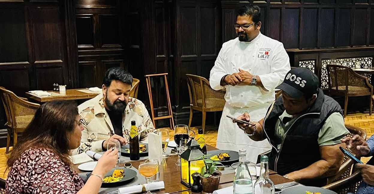 ലണ്ടനിൽ മോഹൻലാലിനു ഭക്ഷണം വിളമ്പി മലയാളി ഷെഫ് ജോമോൻ - Specially crafted ...