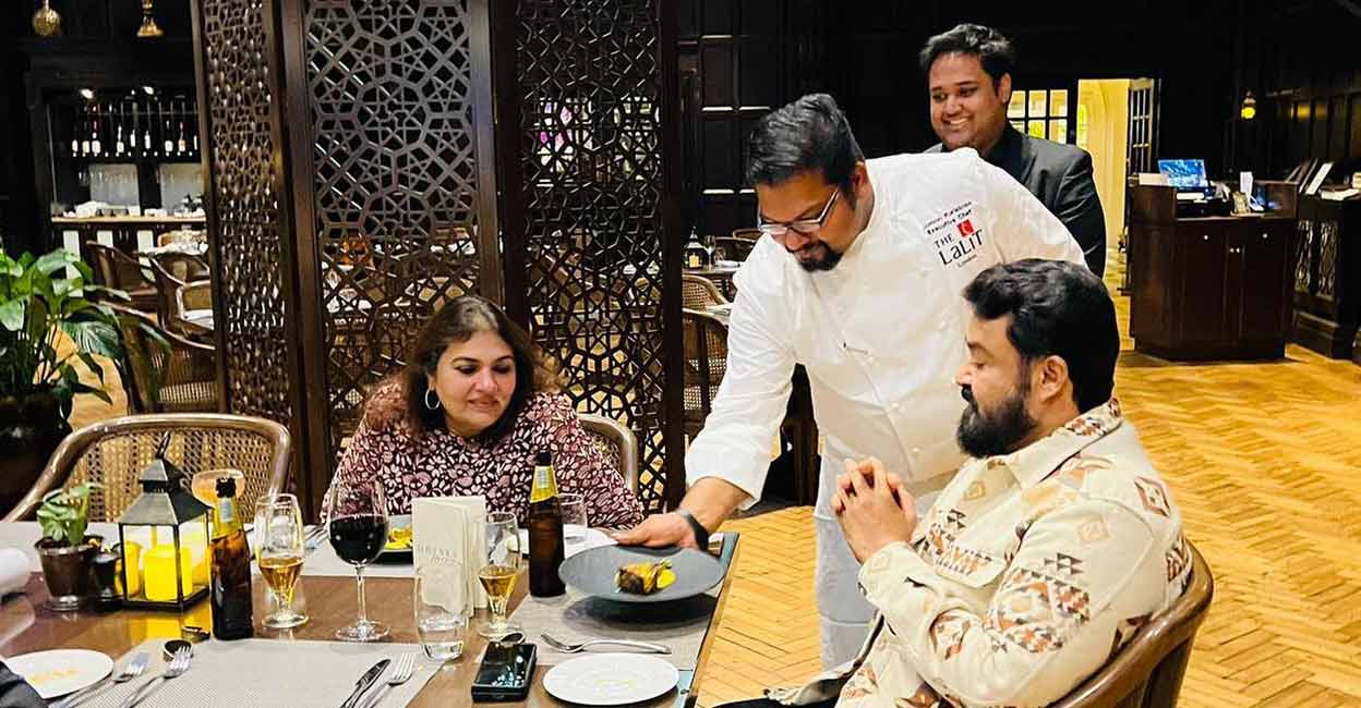 ലണ്ടനിൽ മോഹൻലാലിനു ഭക്ഷണം വിളമ്പി മലയാളി ഷെഫ് ജോമോൻ - Specially crafted ...