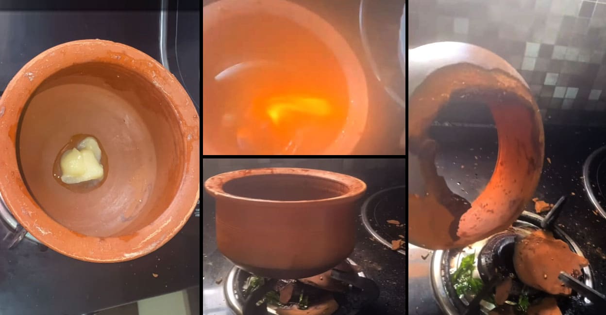 പാചകത്തിനിടെ മൺചട്ടി പൊട്ടിത്തെറിച്ചു; ഇങ്ങനെ സംഭവിക്കാതിരിക്കാ ...