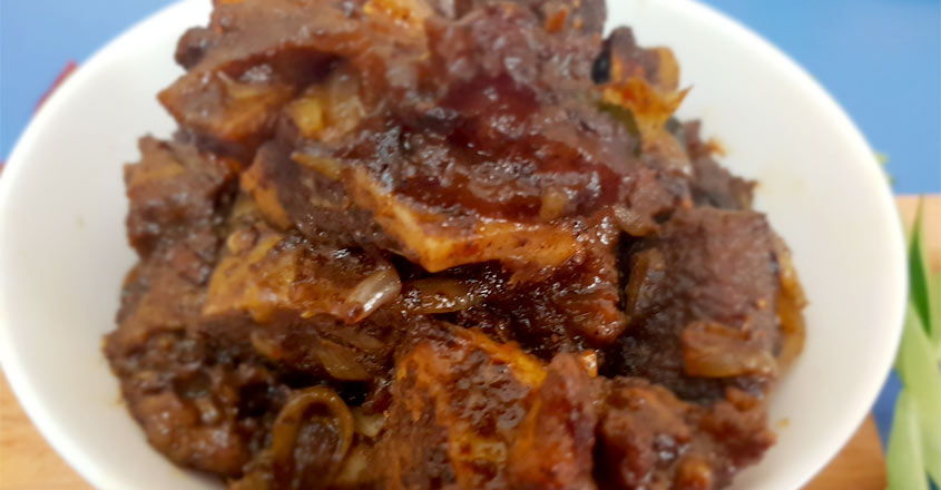 തേങ്ങാപ്പാലിൽ വരട്ടിയ ബീഫ് | Beef Roast Recipe