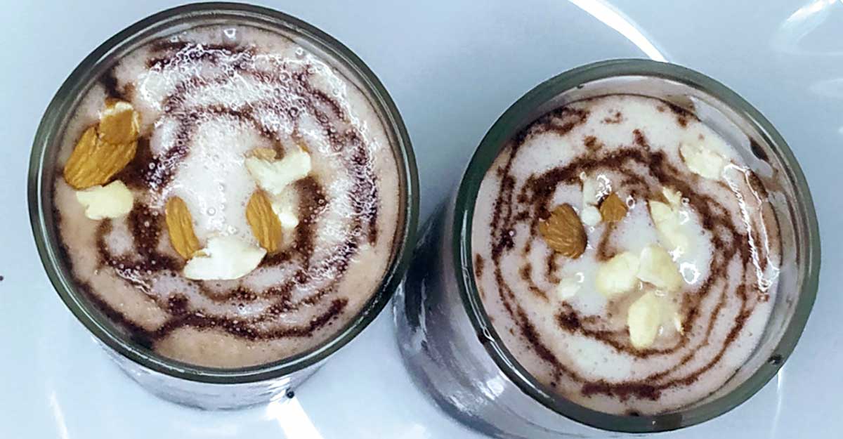 നുറുക്ക് ഗോതമ്പ് ചേർത്ത് ചോക്ലേറ്റ് മിൽക്ക് ഷേക്ക് | Broken wheat ...