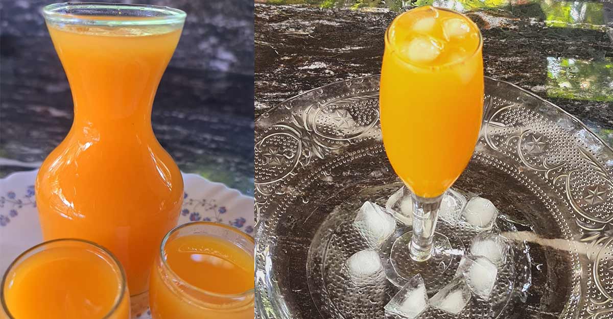 നാടൻ മാമ്പഴം കൊണ്ട് മംഗോ ഫ്രൂട്ടി, മൂന്ന് ചേരുവകൾ മാത്രം | Nadan Mango ...