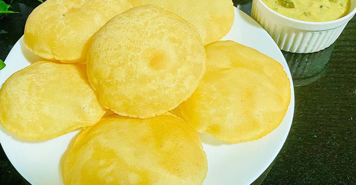 റവ കൊണ്ട് ടേസ്റ്റി പൂരി, അധികം എണ്ണ കുടിക്കില്ല...- Rava Poori | Recipe ...