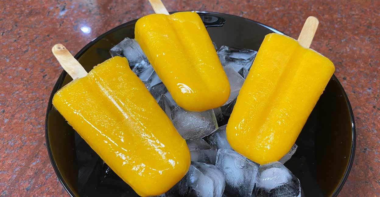 രുചിയൂറും മാങ്ങ ഐസ്, രണ്ടു ചേരുവകൾ മാത്രം | Mango Ice Recipe | Pachakam ...