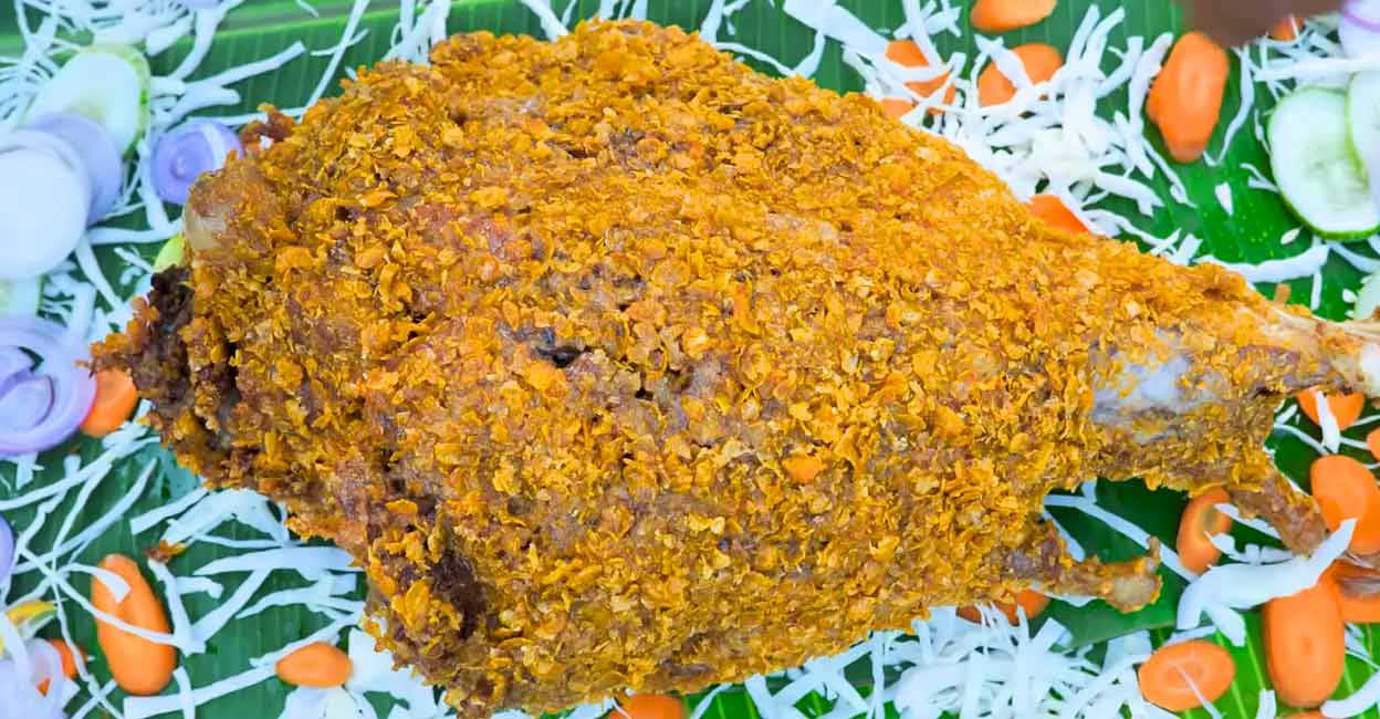 കെഎഫ്സി ചിക്കൻ പോലെ മൊരിഞ്ഞ ബീഫ് ആയാലോ? | Beef Leg of kfc Recipe
