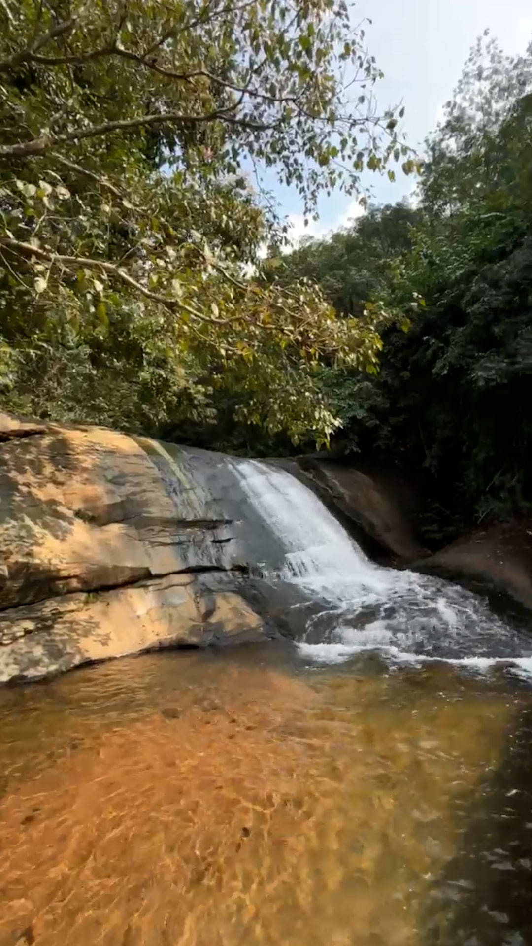തട്ടു തട്ടായി വീഴുന്ന വെള്ളച്ചാട്ടവും പ്രകൃതി മനോഹരമായ കാഴ്ചകളുമായി ...