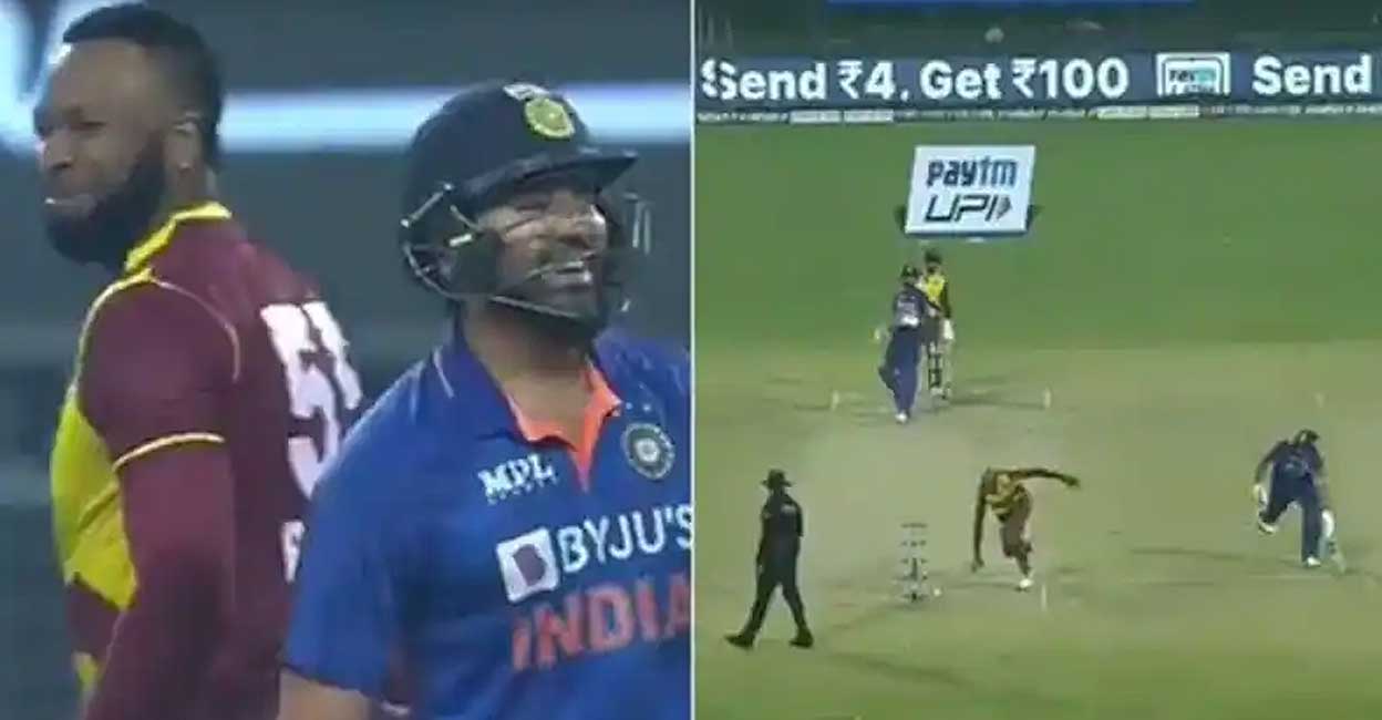 രോഹിത്തിനെ അങ്ങനൊന്നും റണ്ണൗട്ടാക്കാൻ പറ്റില്ല പോളീ..: പൊള്ളാർഡിനോട് ...