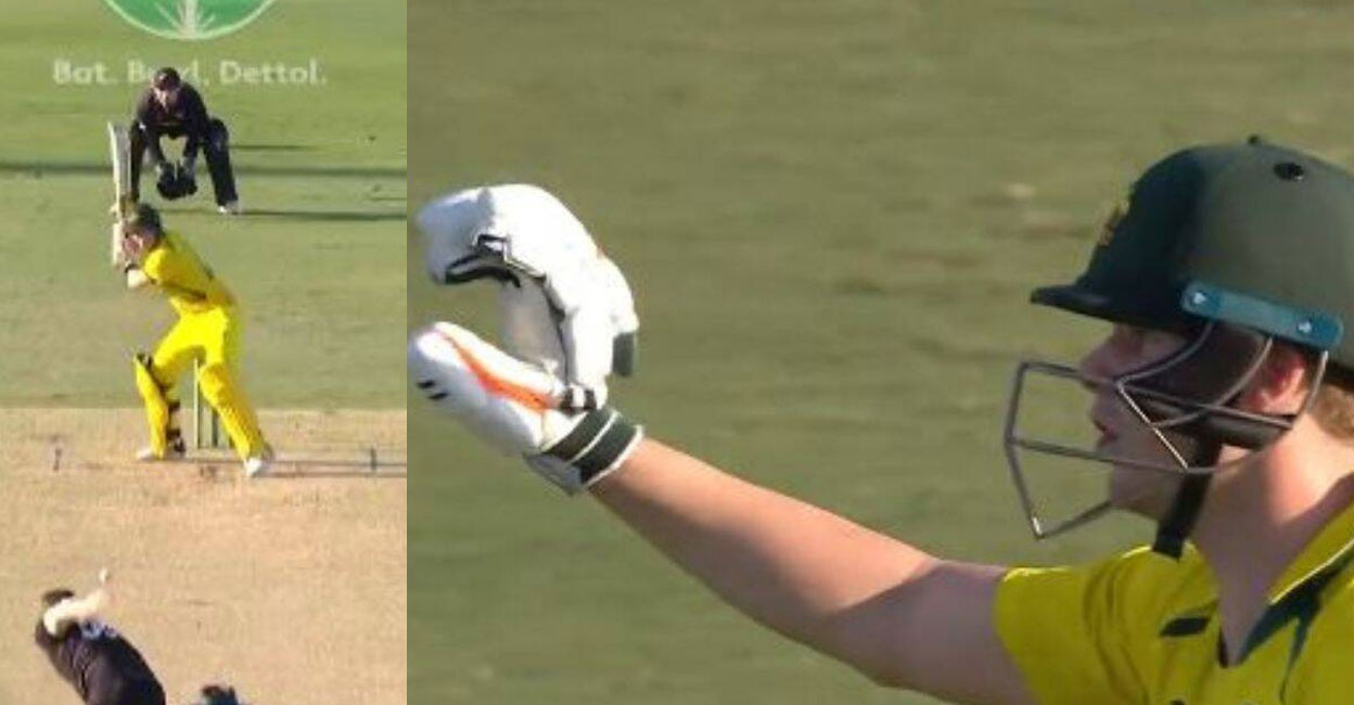 ‘നോബോൾ ഉറപ്പിച്ച്’ സ്മിത്തിന്റെ സിക്സർ; സംശയിച്ച അംപയറിനെ ...