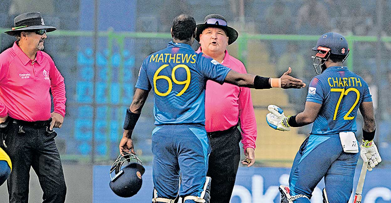 ടൈംഡ് ഔട്ട് അല്ല: തെളിവു നിരത്തി എയ്ഞ്ചലോ മാത്യൂസ്- Angelo Mathews ...