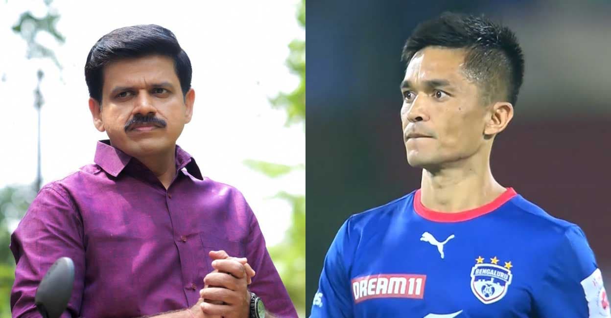 ഛേത്രിക്കെതിരെ സന്ദീപ് വാരിയർ- Sandeep Varier | Sunil Chhetri | Kerala ...