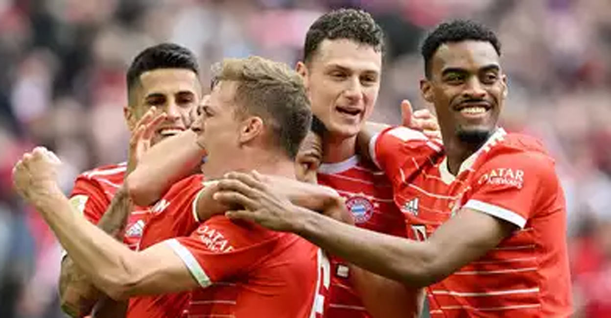 ബയണിന് വൻജയം; ഒരു പോയിന്റ് മുന്നിൽ- Big win for Bayem | A point ahead ...