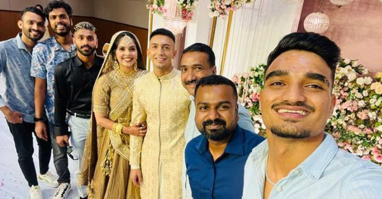 സഹൽ അബ്ദുൽ സമദ് വിവാഹിതനായി, വധു റെസ ഫർഹത്ത്- Sahal Abdul Samad ...