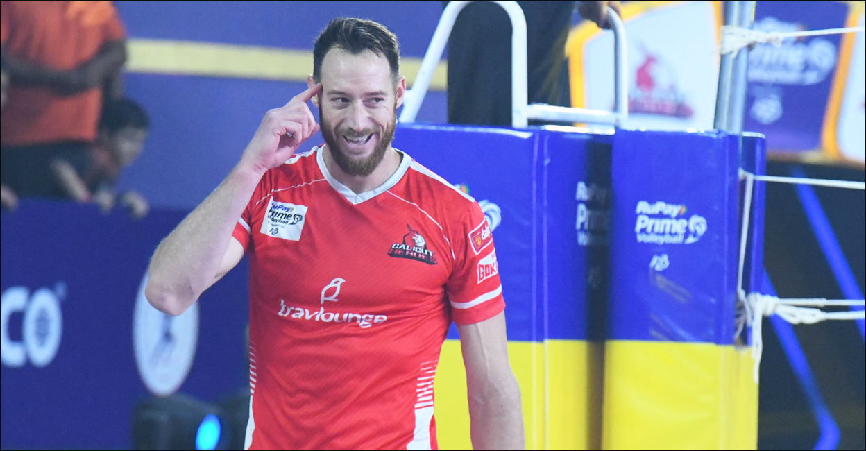 കാലിക്കറ്റിന്റെ സൂപ്പർ ഹീറോ! | David lee| Prime volley| Volleyball ...
