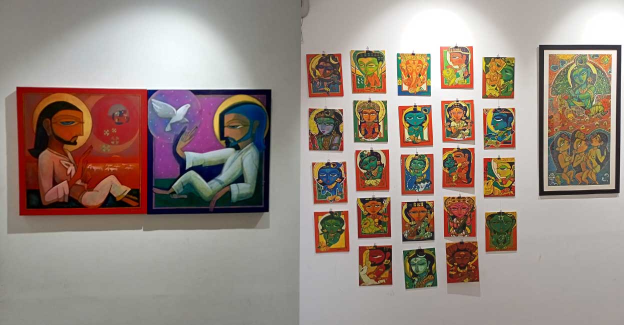 ജീവൻലാലിന്റെ ചിത്രപ്രദർശനം - Jeevan Lal | Art Gallary | Painting Exhibition | Lifestyle